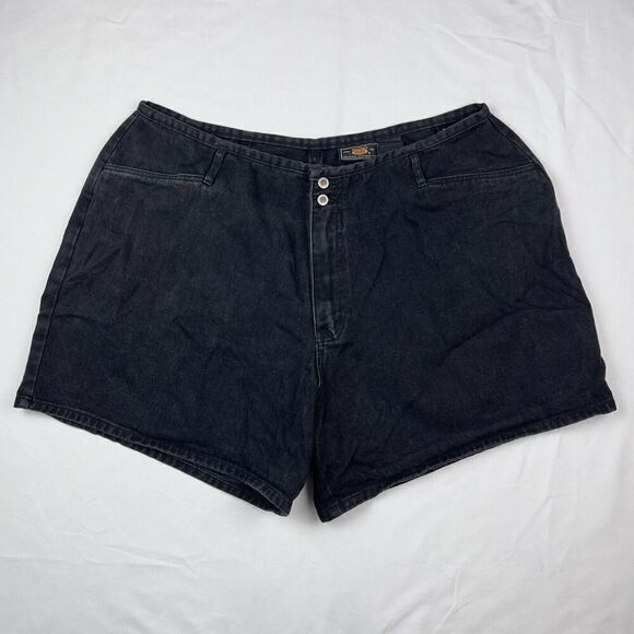 Route 66 | Shorts | Vintage Route 66 26w High Risedenim Black Jean Shorts | Poshmark